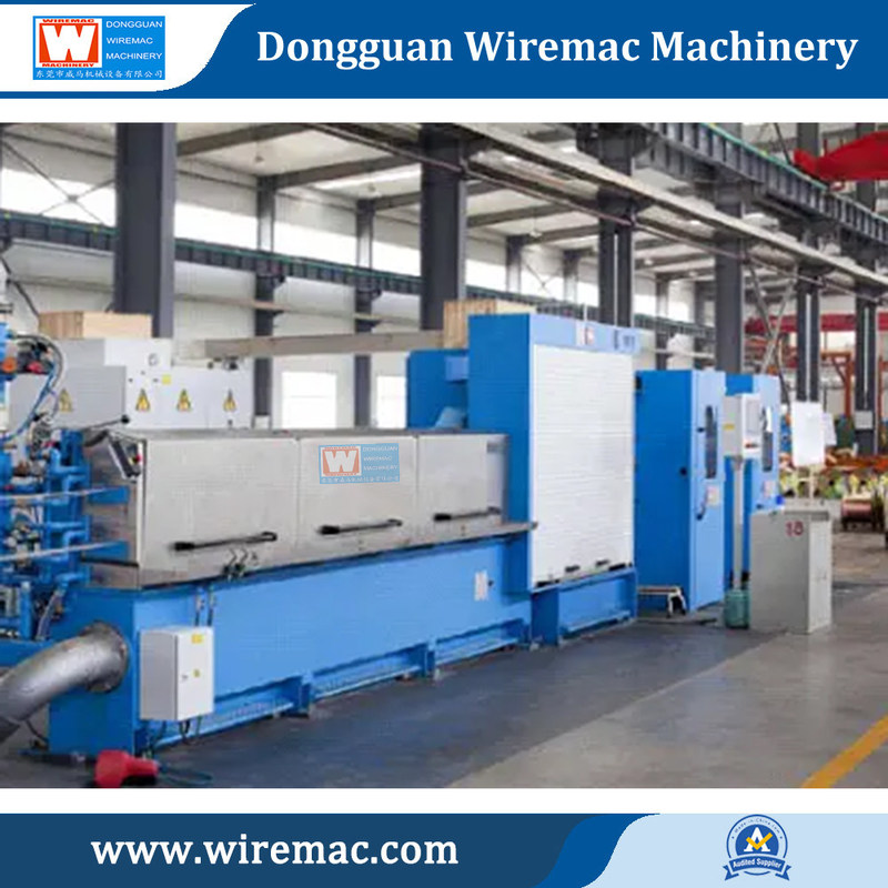 Lubrication Type 24D Multi Wire Drawing Machine With PLC Control