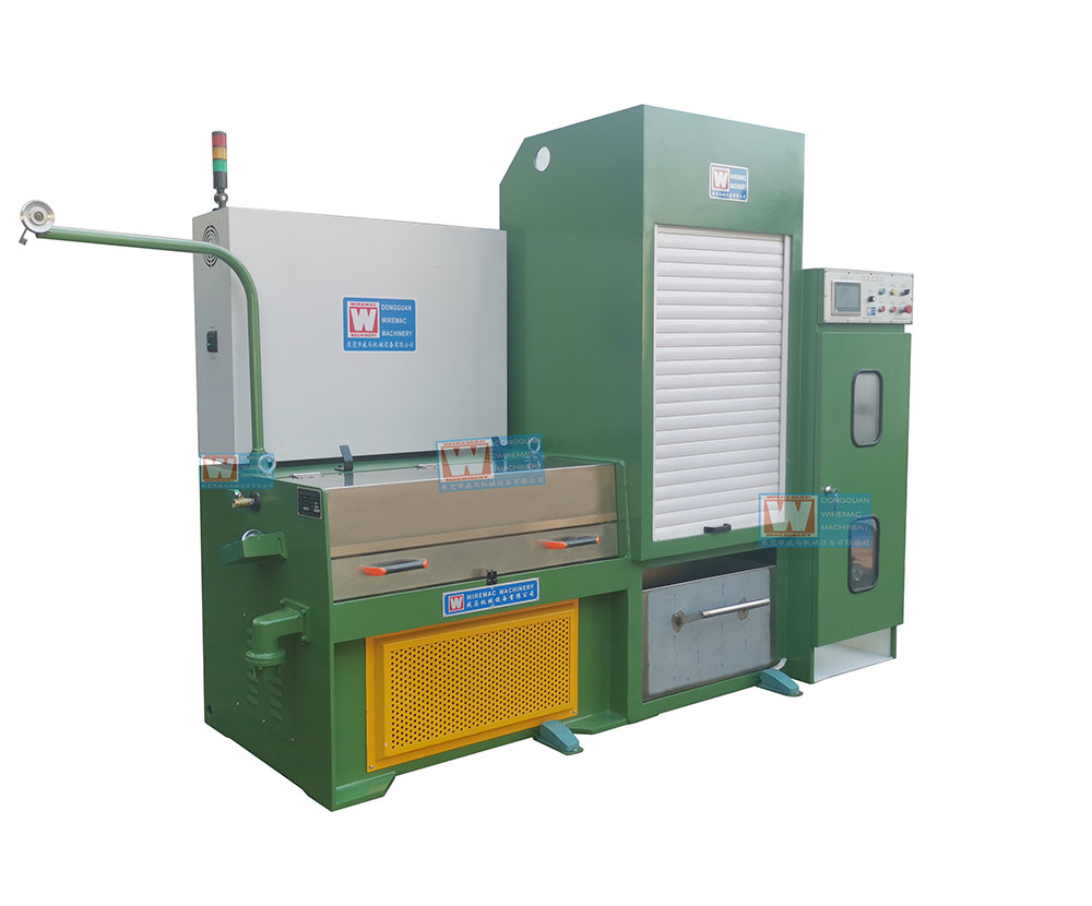 24D Fine Wire Drawing Machine With Continuous Annealing Tension Control