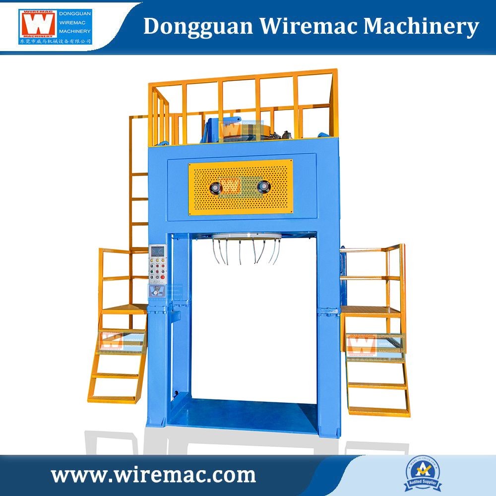 High Speed RBD Coiler Machine , Max Speed 25m/S Drop Basket Coiler