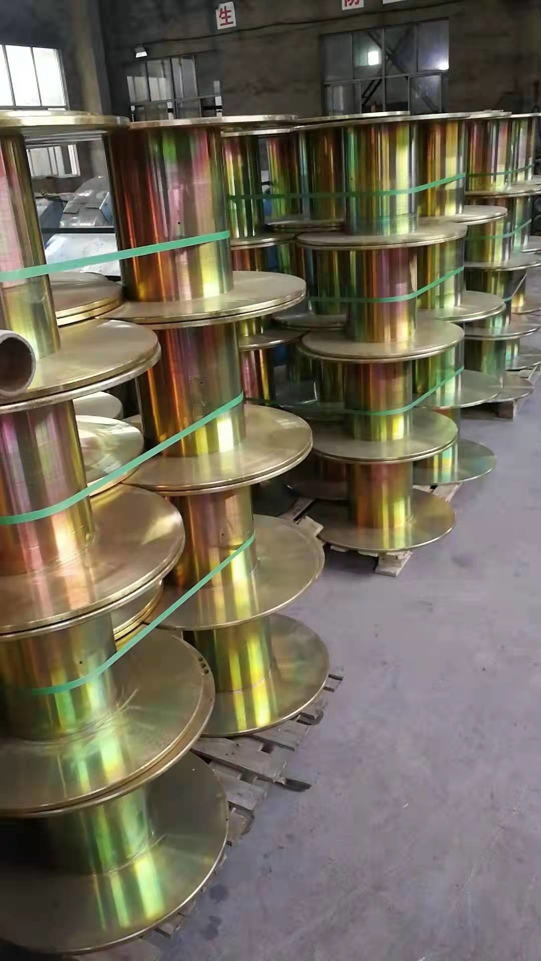 I Shaped Horizontal Wire Reel Spool 500mm For Wire Drawing Machine