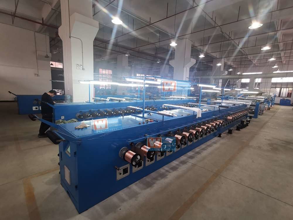 Wiremac 260M/Min Copper Wire Tinning Machine 24 Heads With Annealing