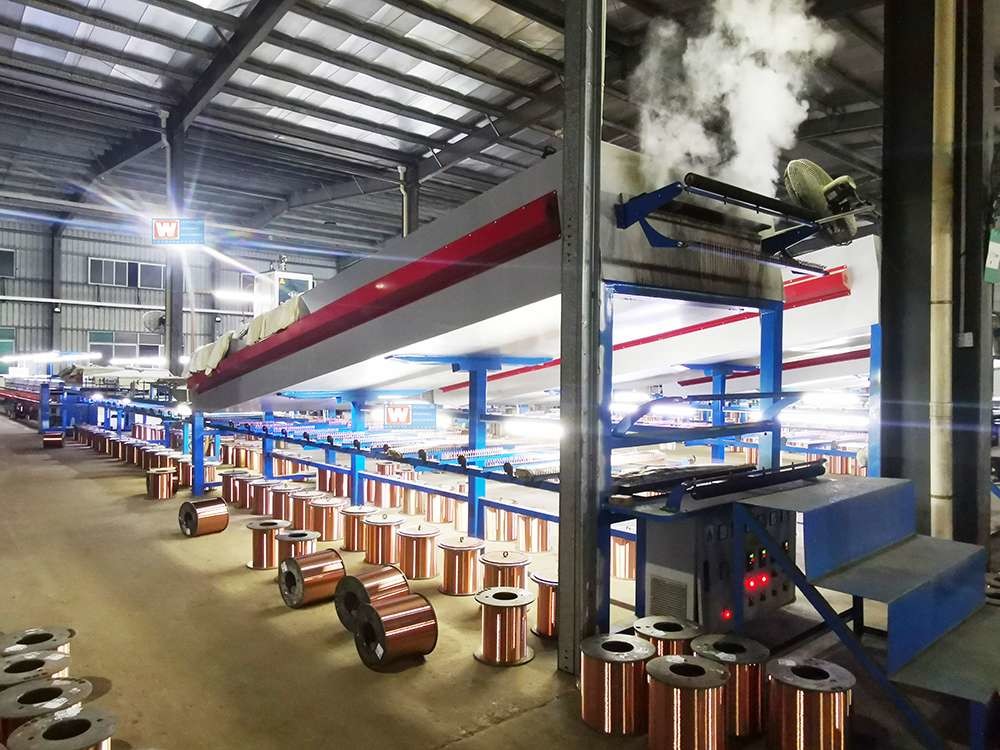 60 Head SGS Copper Wire Making Machine , 3500kg Wire And Cable Equipment