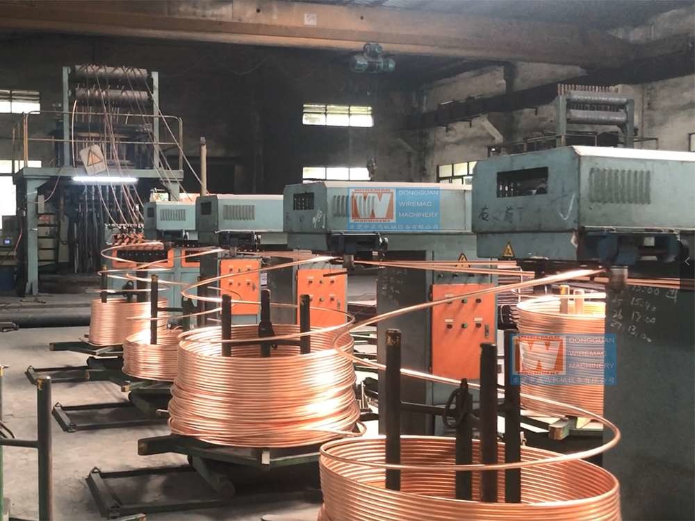 1050Kg/h Continuous Copper Rod Casting Machine Output 8mm-20mm