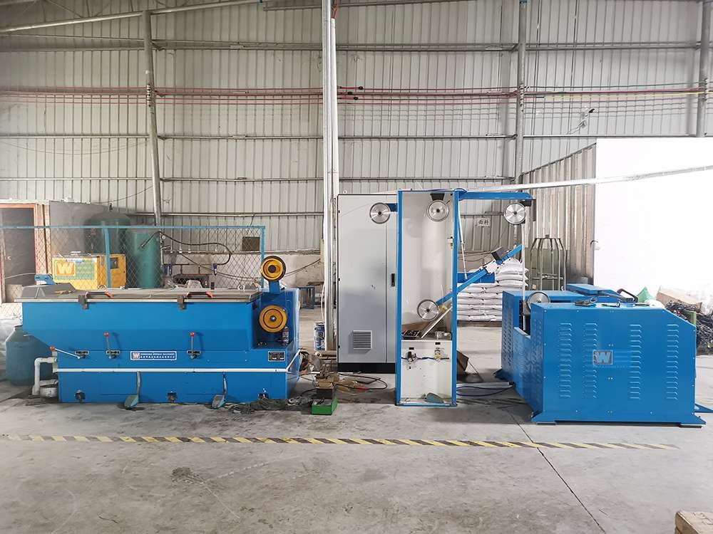 Electric Aluminium Intermediate Wire Drawing Machine Spool Size 500mm/630mm