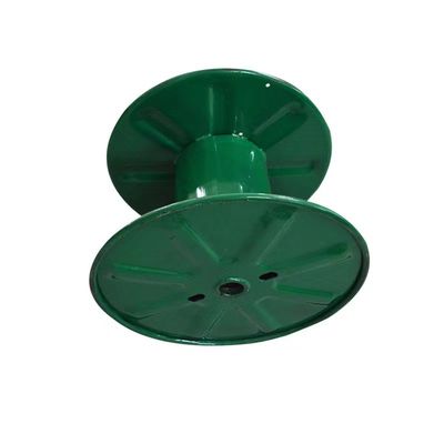 Welded I Shaped Wheel Steel Spool Stranded Wire Pay Off Steel Plate
