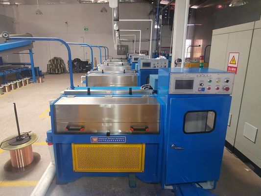 Antiwear Wet Fine Wire Drawing Machine Fully Automated Magnetic Brake
