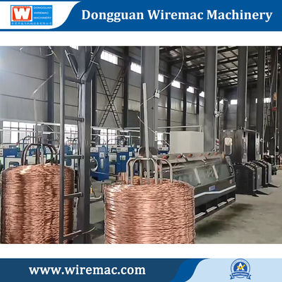 Gear Drive Spray Type 2 Wire Multi Drawing Machine With High Output