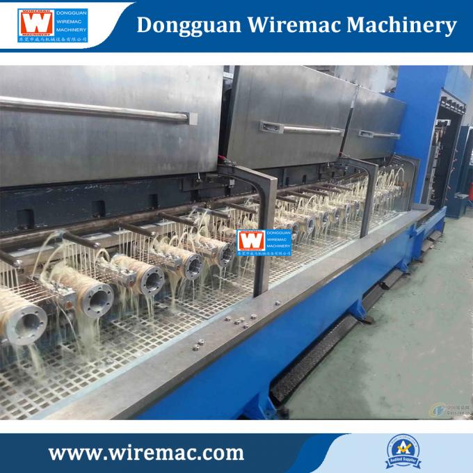 8 Wires Multi Wire Drawing Machine With Online Annealer And 2 Spoolers